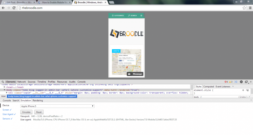 How to Enable Mobile View of any Site in Google Chrome